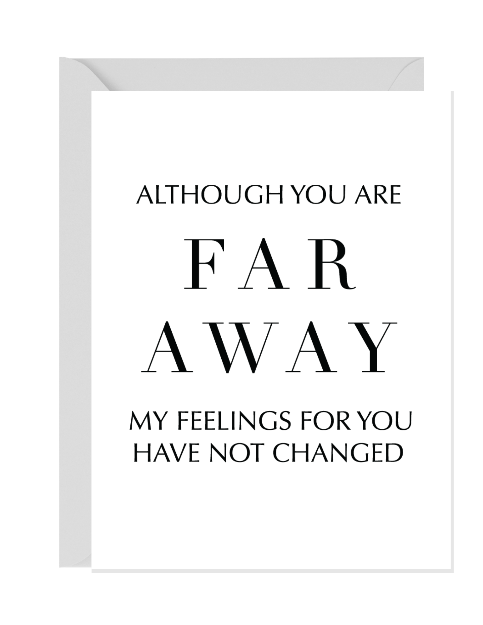 Far Away - Greeting Cards for Long Distance Relationships – Stationery ...