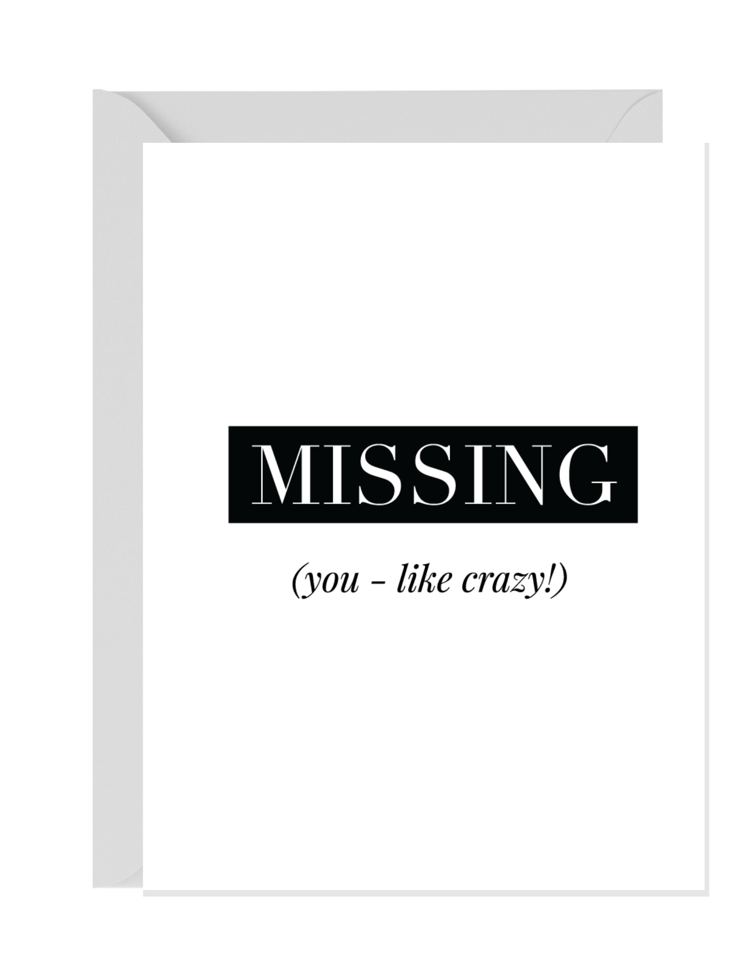 Missing You - Greeting Cards for Long Distance Relationships ...